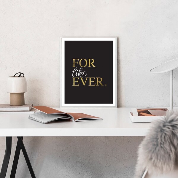 For Like Ever Print - Etsy