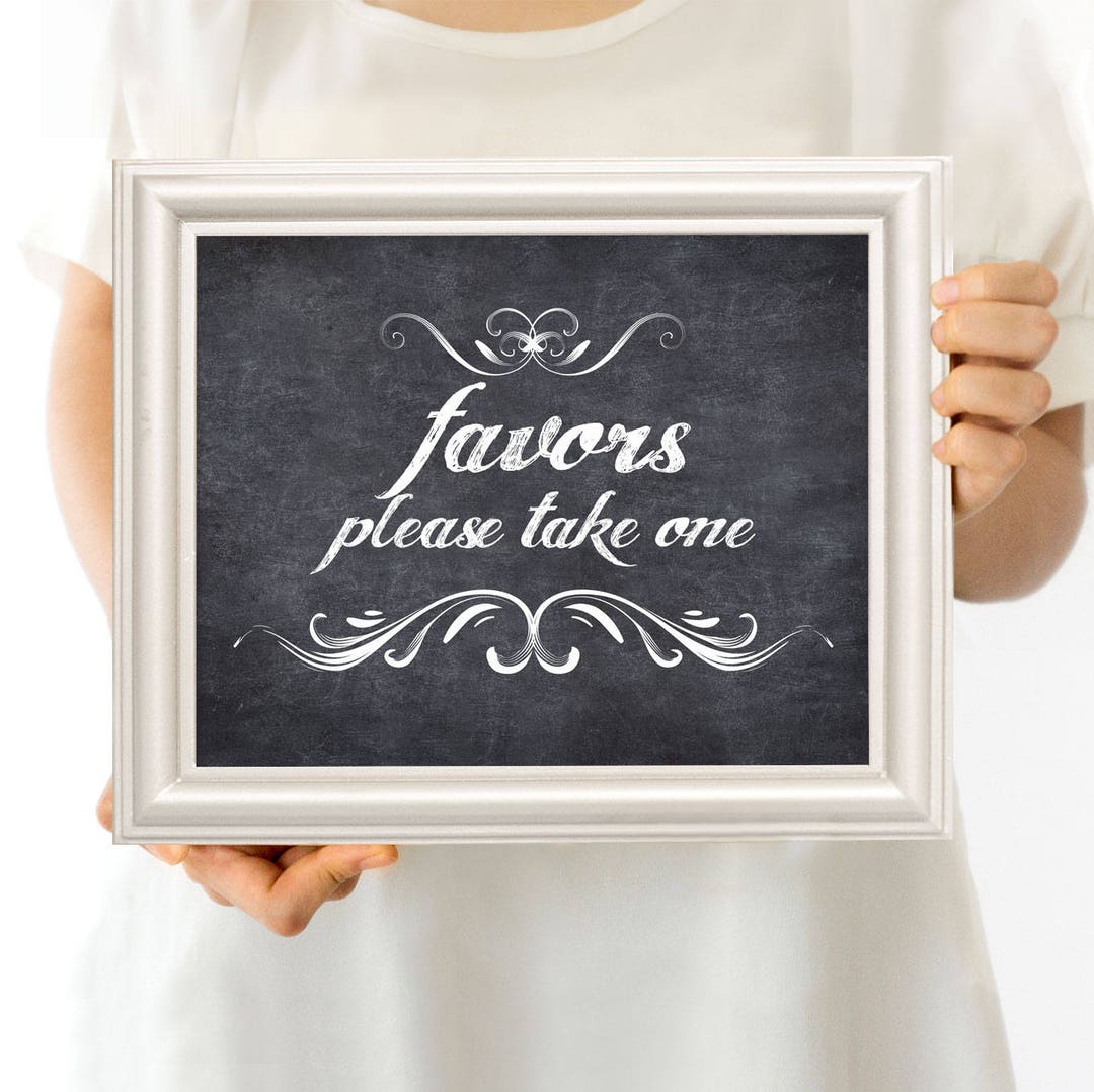 Wedding Favors Sign / Wedding Favours Sign Printable File - Etsy