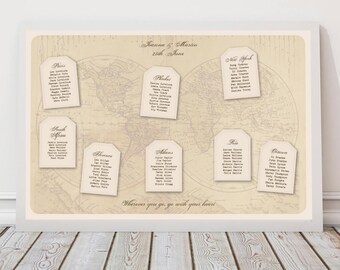 World Seating Chart | Etsy