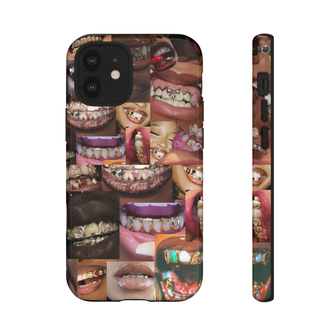 Gold Grillz Bold Phone Case, for the Culture Tough Phone Cover ...