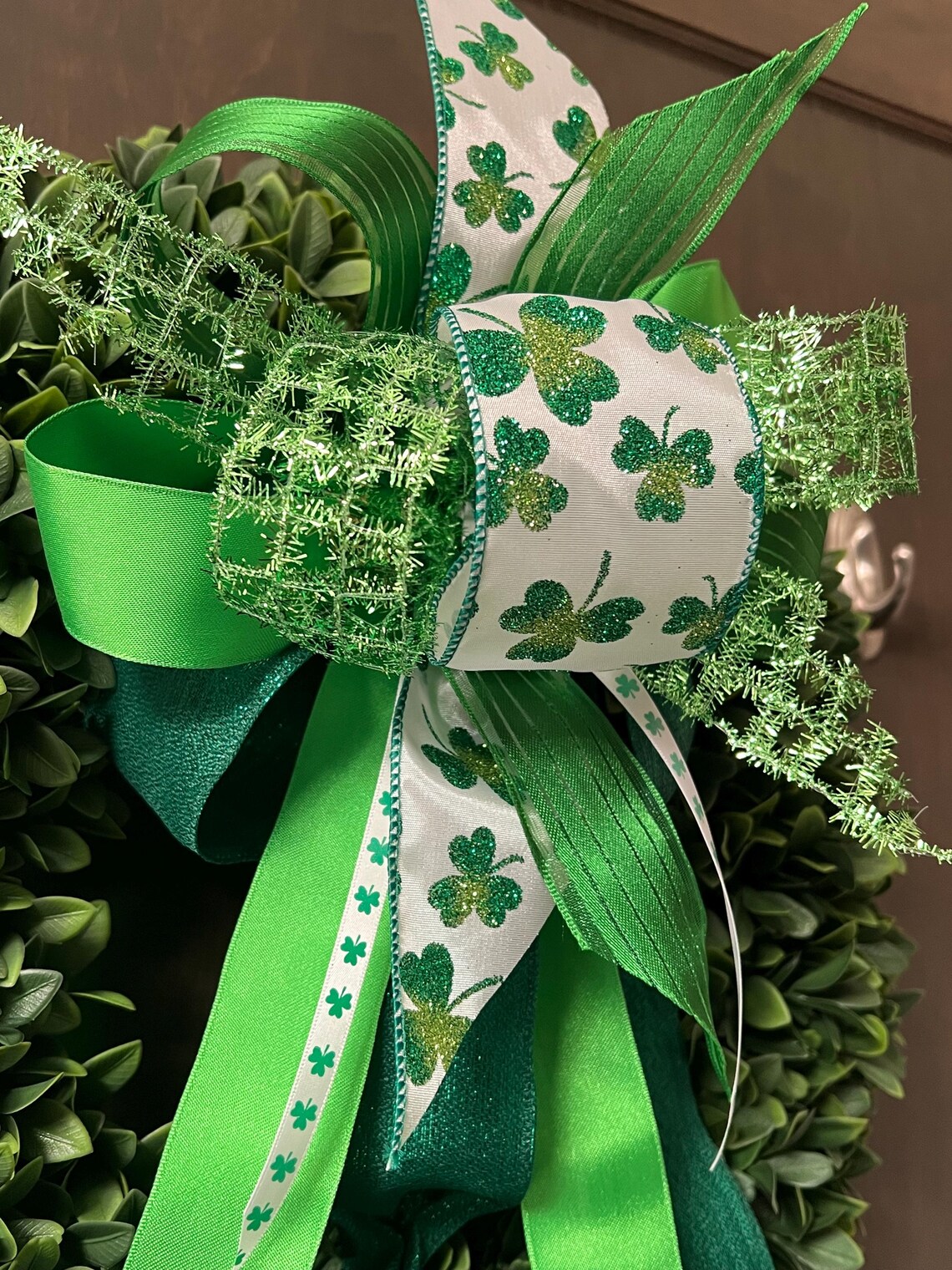 St. Patricks Day Bows for Wreaths, Lanterns, or Gifts - Etsy