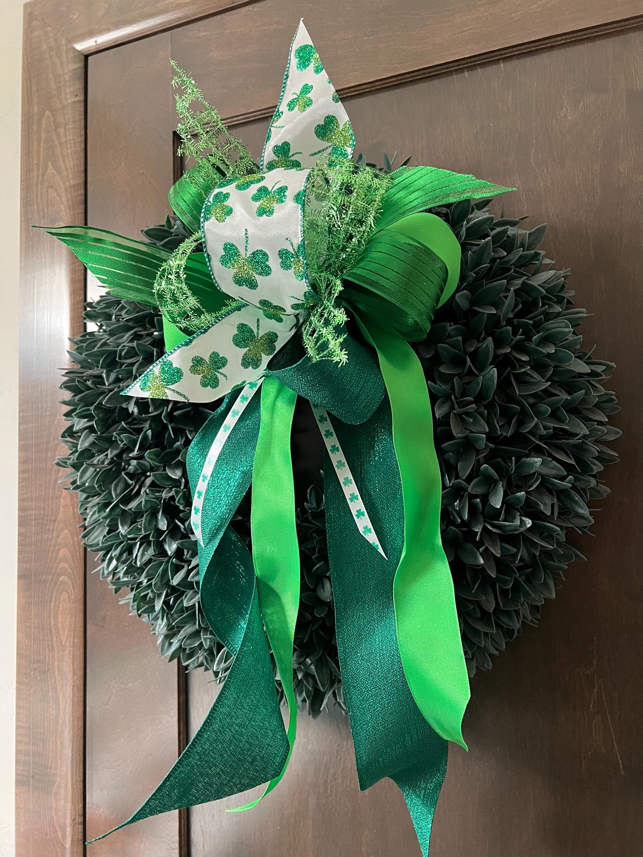 St. Patricks Day Bows for Wreaths, Lanterns, or Gifts - Etsy