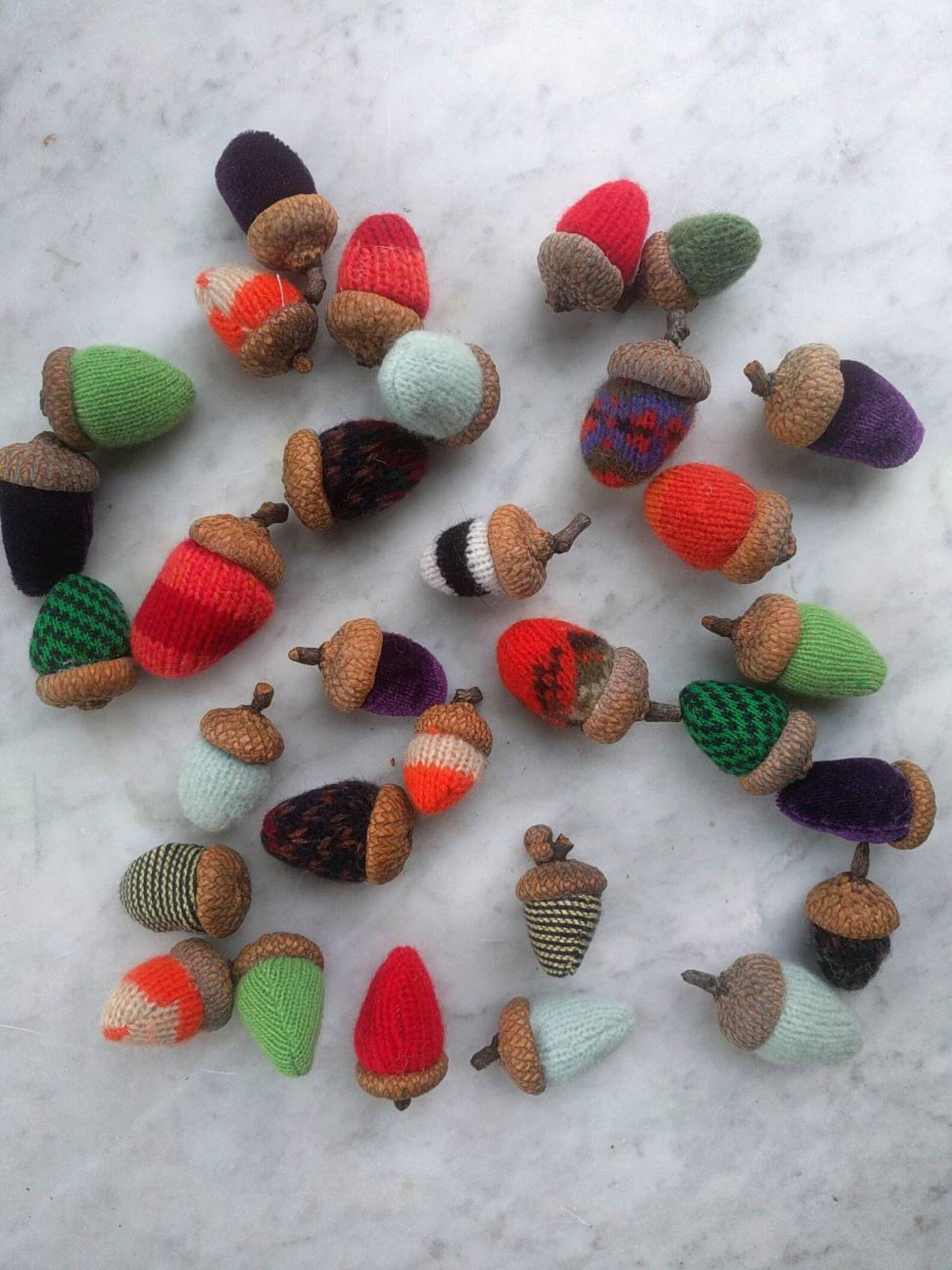 Odd Acorns From Recycled Fabrics - Etsy