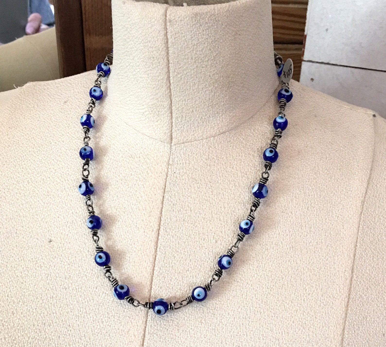 Evil Eye Protection Talisman Necklace - Etsy