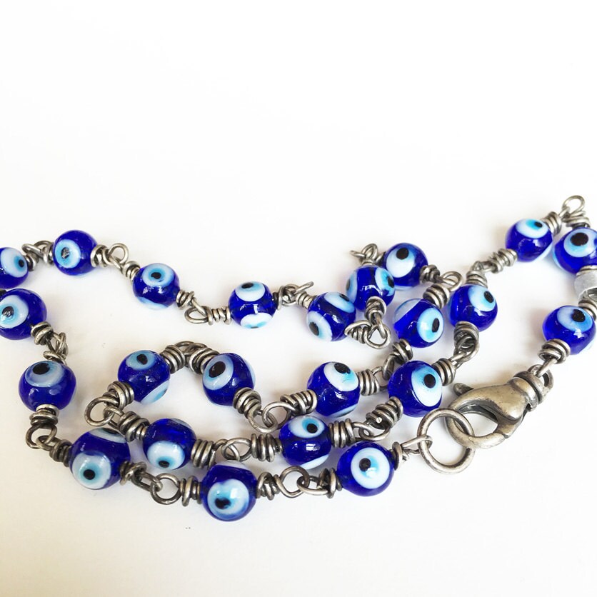 Evil Eye Protection Talisman Necklace - Etsy