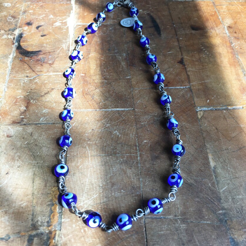 Evil Eye Protection Talisman Necklace - Etsy