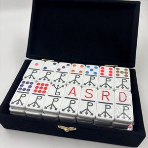 PIP Dominoes Engraved in Velvet Gift Box (official License) - Etsy