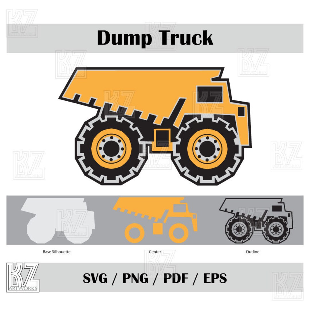 Dump Truck SVG (instant Download) - Etsy
