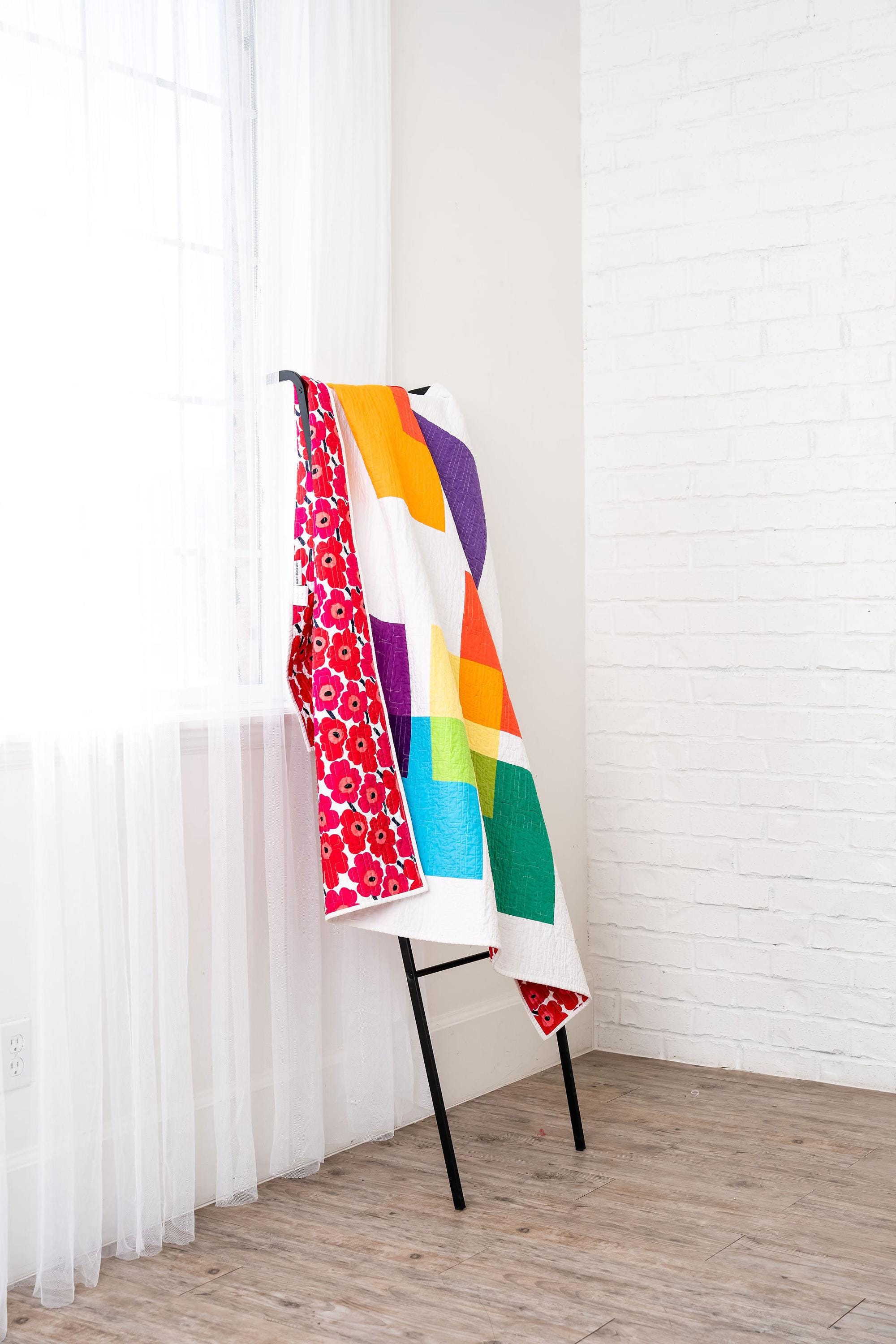 Handmade Modern Transparency Quilt - Bonus Marimekko Backing - Etsy