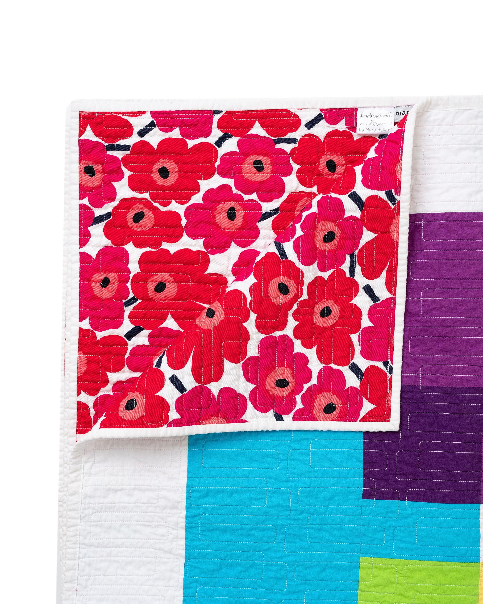 Handmade Modern Transparency Quilt - Bonus Marimekko Backing - Etsy