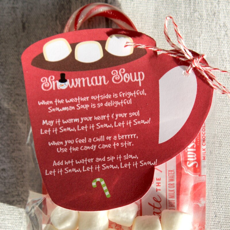 Snowman Soup Poem - Etsy