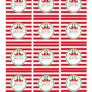 Mistle Toes Nail Polish Christmas Tag, Mistle Toes Tag, Christmas Tag ...