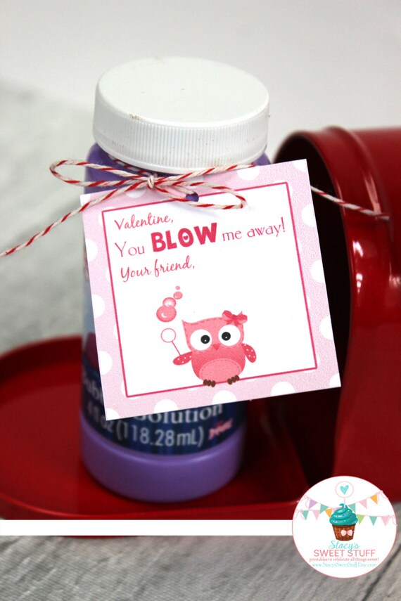 Valentine Bubble Tags, DIY, Printable, Instant Download by Stacys Sweet ...