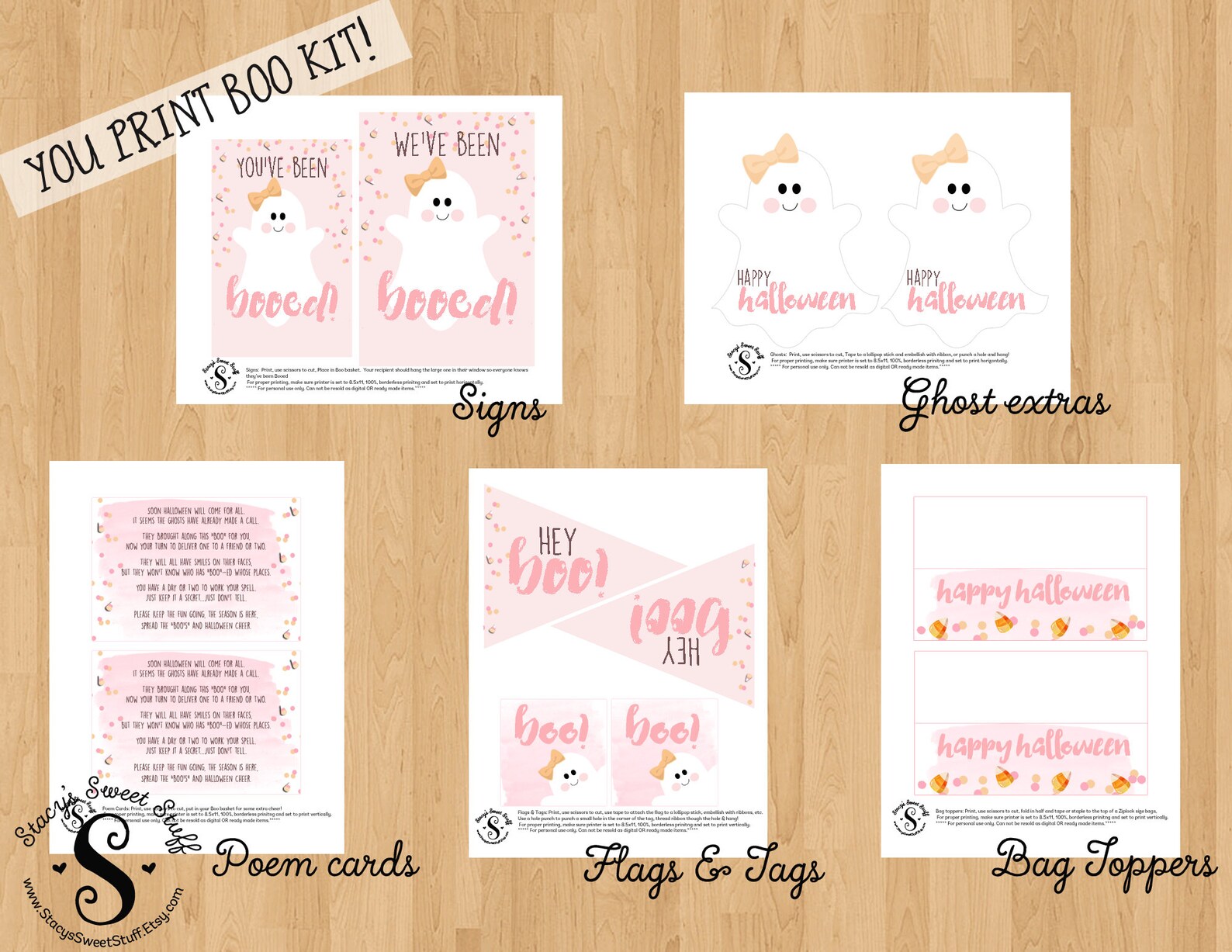 You've Been Booed, Printable, Halloween Boo Kit, Boo, Halloween Boo ...