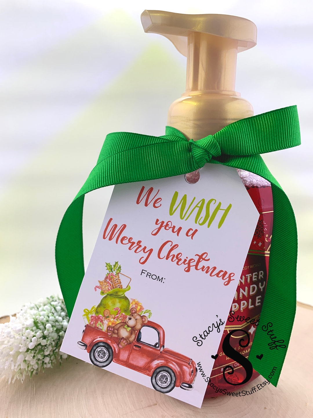 Soap Gift Tag, Holiday Soap Tag, Teacher Gift, Printable Gift Tag ...