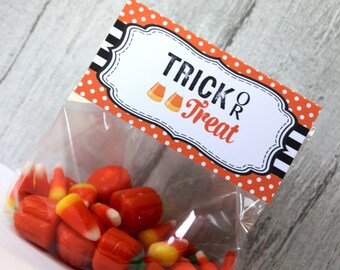 Halloween Bag Topper, PRINTABLE, Instant Download - Etsy