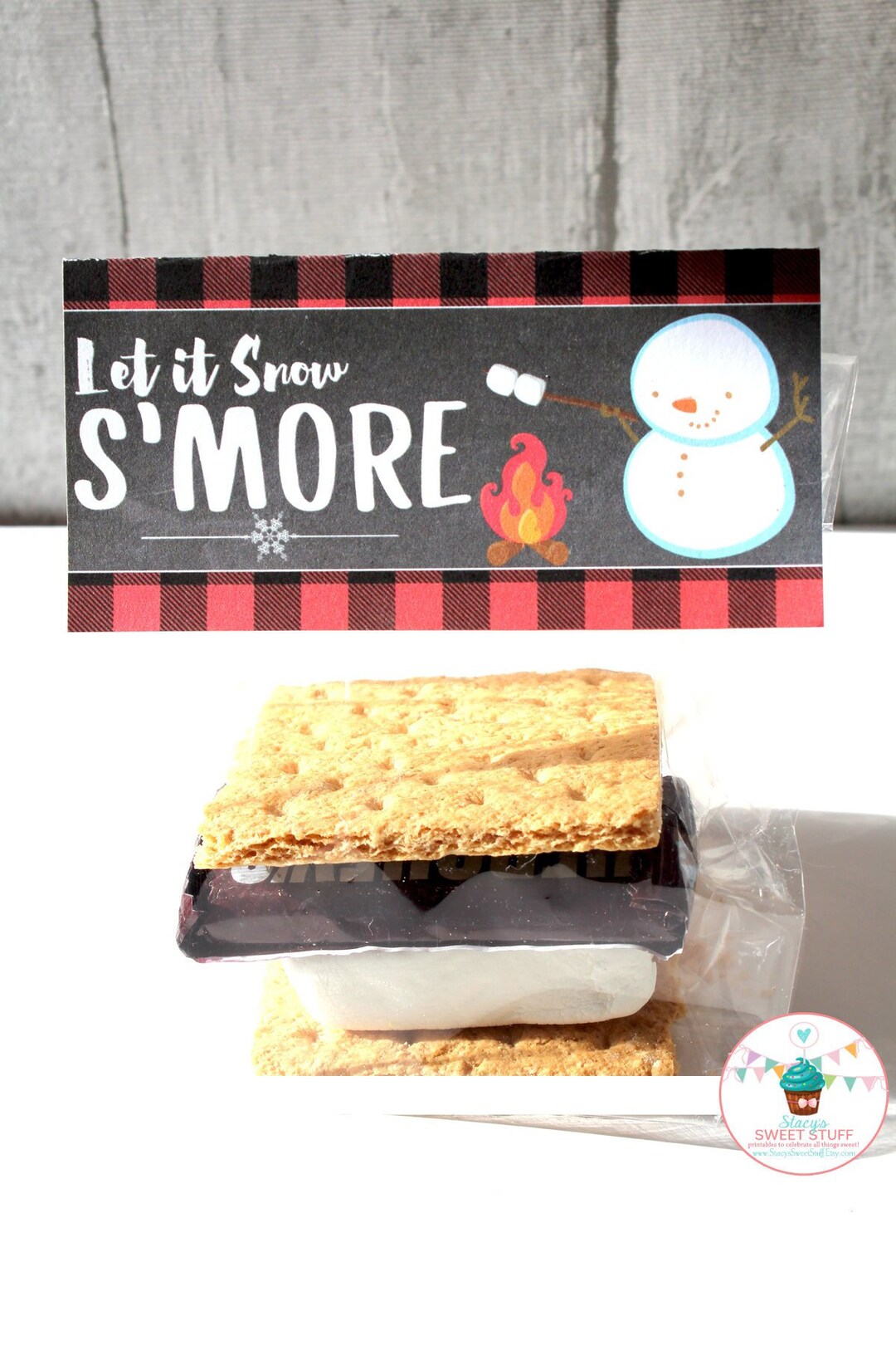 Holiday Smores Bag Topper, Smores Bag Topper, S'mores Bag Topper ...