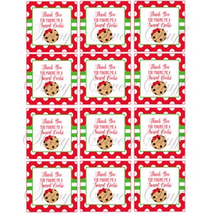 Smart Cookie Tag, Christmas Tag, Holiday Tag, Teacher Gift, Printable ...
