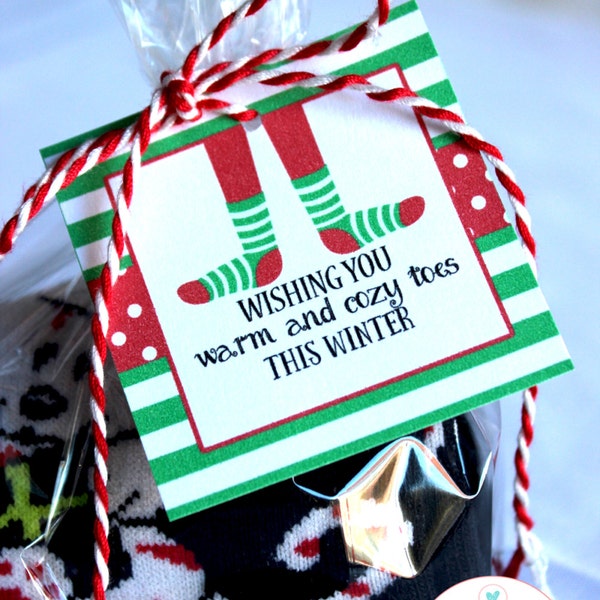 Christmas Sock Gift Tag - 60+ Gift Ideas for 2023
