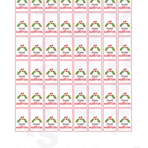 Mistle Toes Nail Polish Christmas Tag Mistle Toes Tag - Etsy