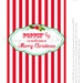 Christmas Microwave Popcorn Wrapper, Christmas Popcorn, Christmas ...