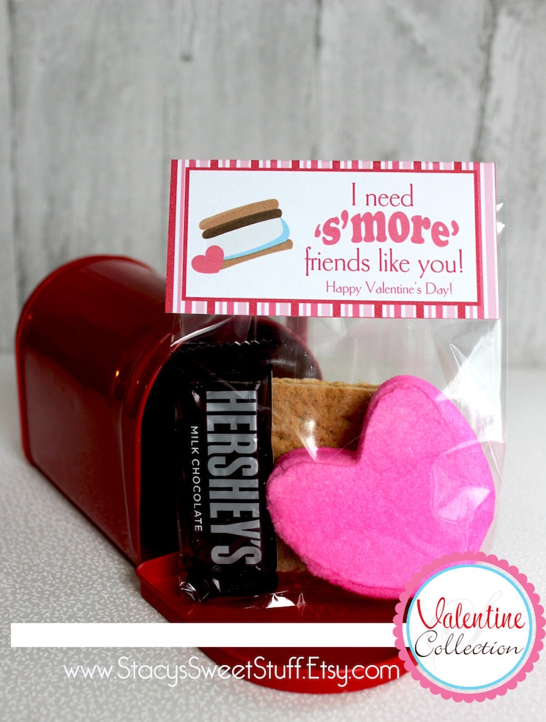 Smore Valentine, S'more Valentine, S'more Friends Valentine, Smore Bag ...