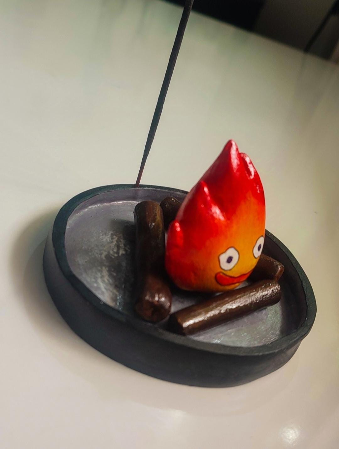 Calcifer Clay Tray - Calcifer Decoration Howl's Moving Castle - Etsy