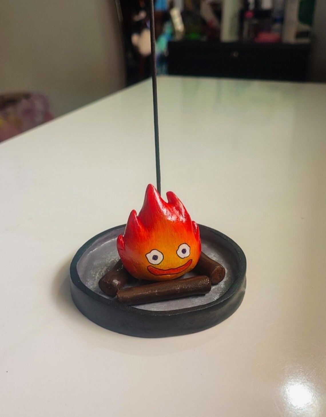 Calcifer Clay Tray - Calcifer Decoration Howl's Moving Castle - Etsy