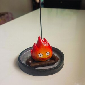 Calcifer Clay Tray - Calcifer Decoration Howl's Moving Castle - Etsy