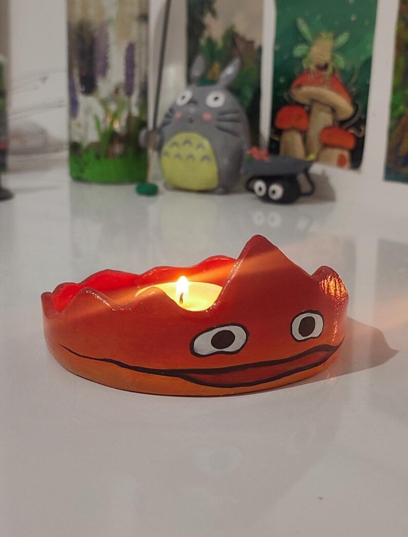 Calcifer Clay Tray - Howl's Moving Castle Fire Demon Decoration - Etsy