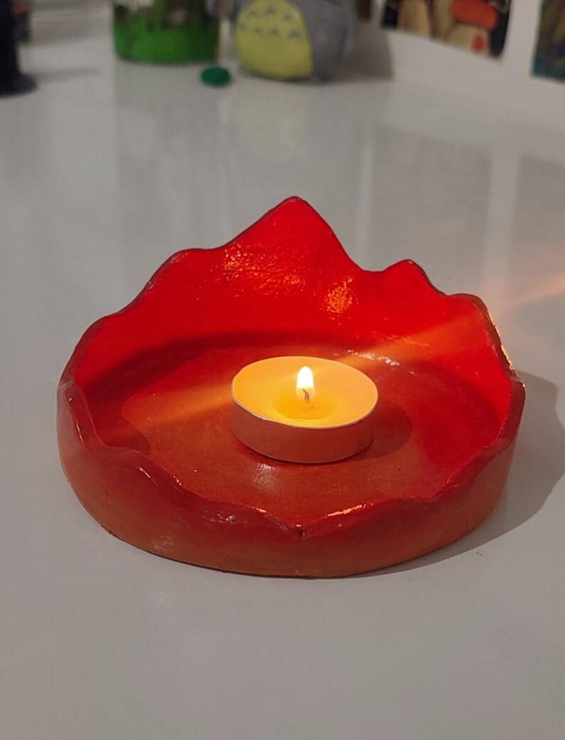 Calcifer Clay Tray - Howl's Moving Castle Fire Demon Decoration - Etsy