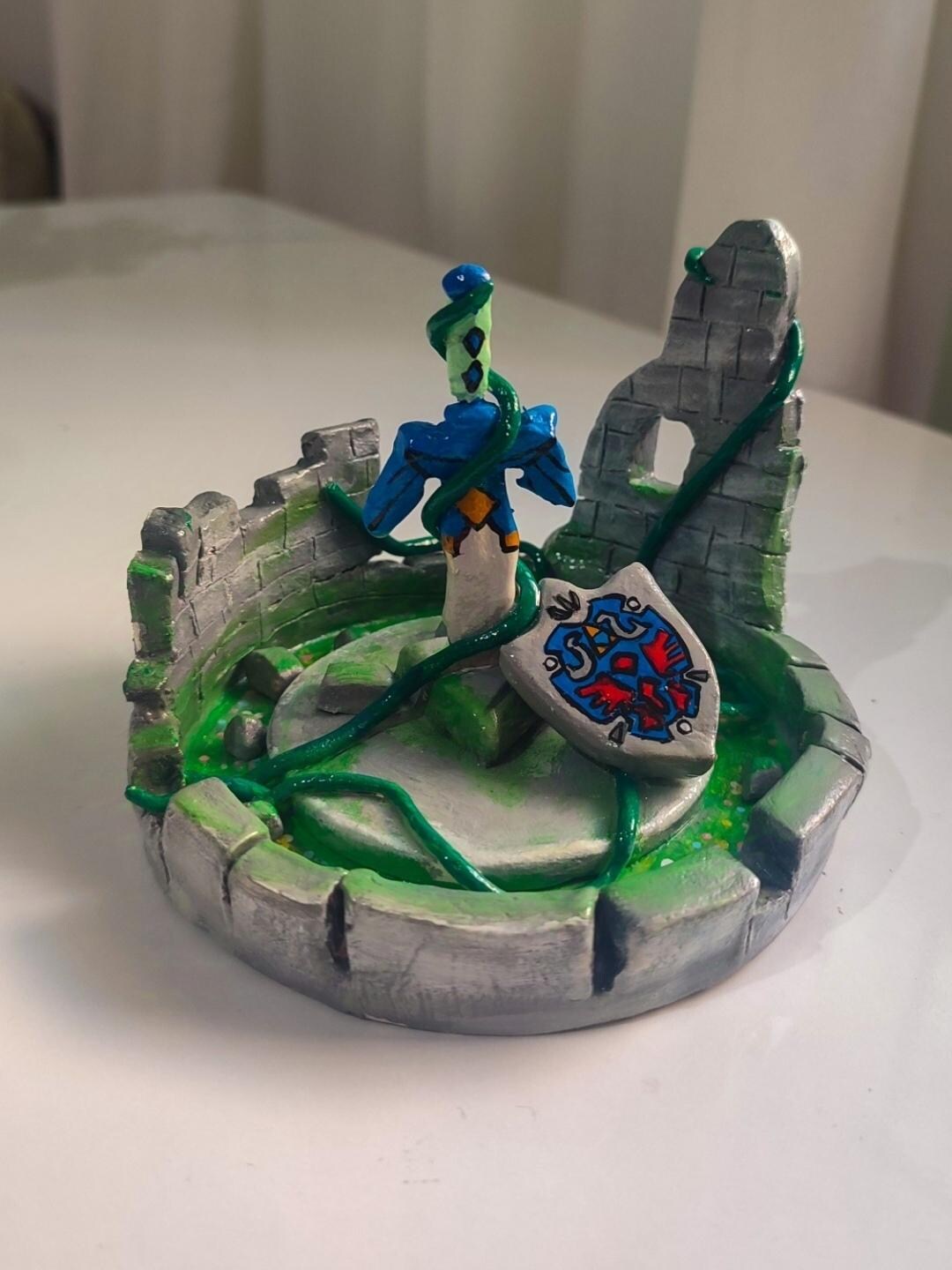 Zelda Master Sword Handmade Zelda's Master Sword and Hylian Shield - Etsy