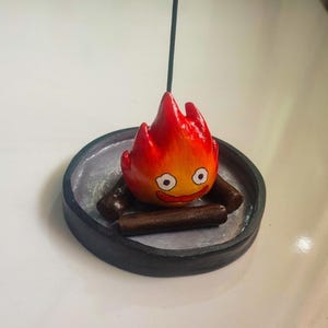Calcifer Clay Tray - Calcifer Decoration Howl's Moving Castle - Etsy