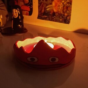 Calcifer Clay Tray - Howl's Moving Castle Fire Demon Decoration - Etsy