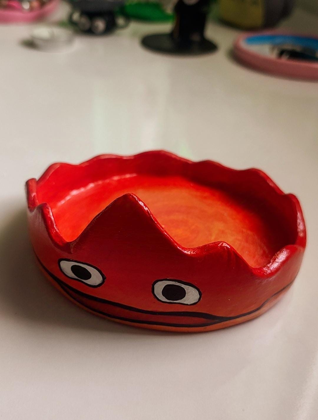 Calcifer Clay Tray - Howl's Moving Castle Fire Demon Decoration - Etsy