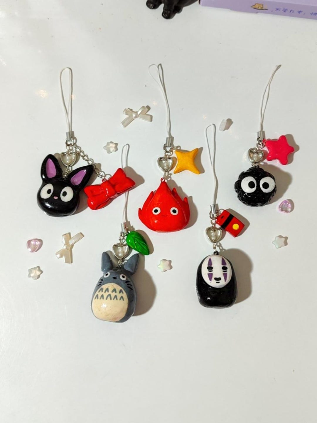 Ghibli Inspired Keychains - Handmade Clay Charms - Etsy