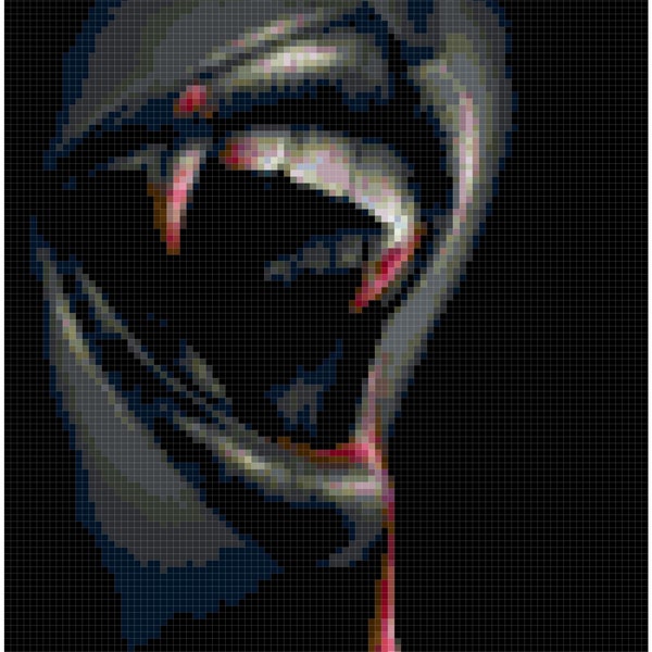 Vampire Fangs Cross Stitch Pattern - Etsy