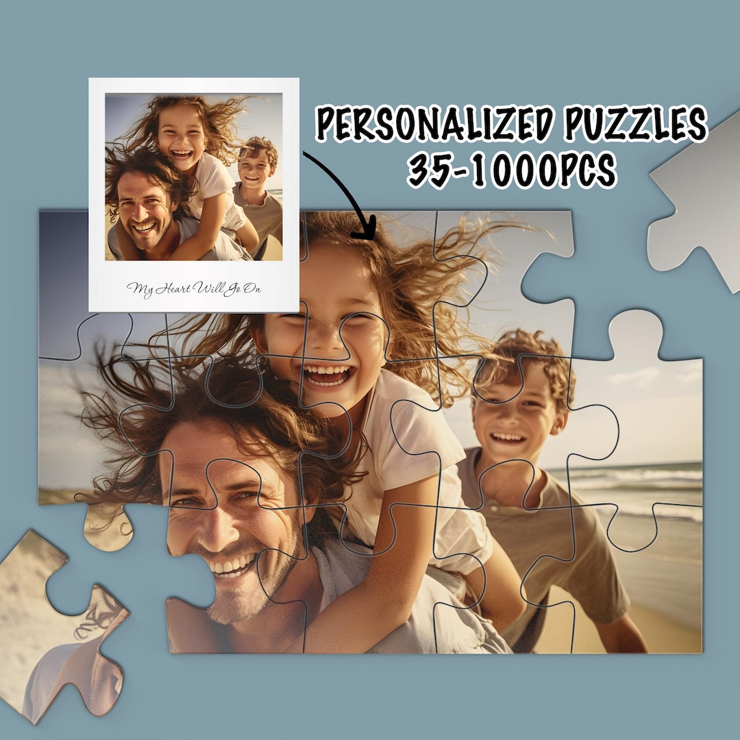 Custom Puzzle 1000 Pieces - Personalized Photo Jigsaw Puzzle for Adults & Kids - Perfect Gift ...