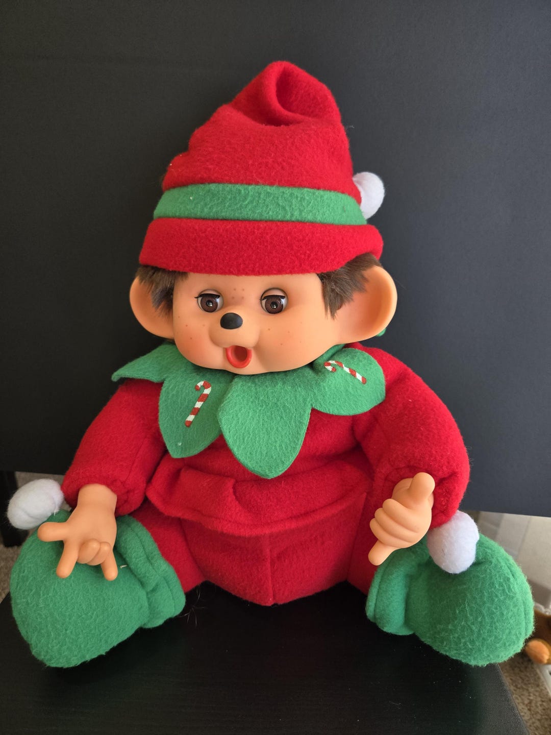 Holiday Monchichi Doll - Etsy