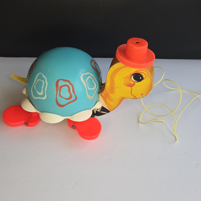 Turtle Pull Toy - Etsy