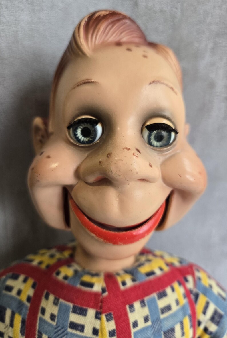 Vintage 1950's Howdy Doody Ventriloquist Doll With Glass Eyes 20 ...