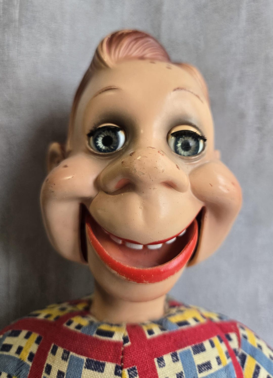 Vintage 1950's Howdy Doody Ventriloquist Doll With Glass Eyes 20 ...