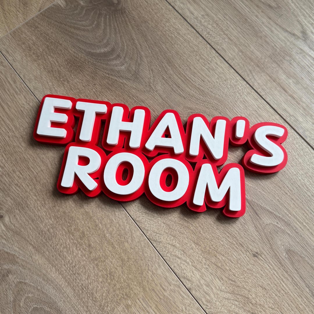 Personalised Name Sign - Door Sign - Any Colour - Any Name - Name ...