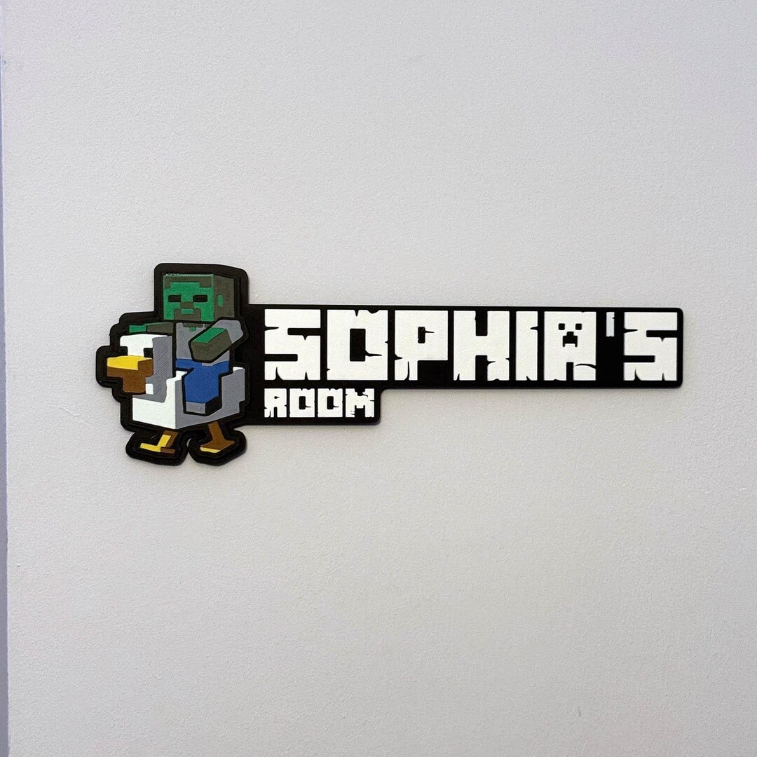 Mining Door Name Sign, Game Room Door Sign, Kids Room Sign, Mine Sign ...