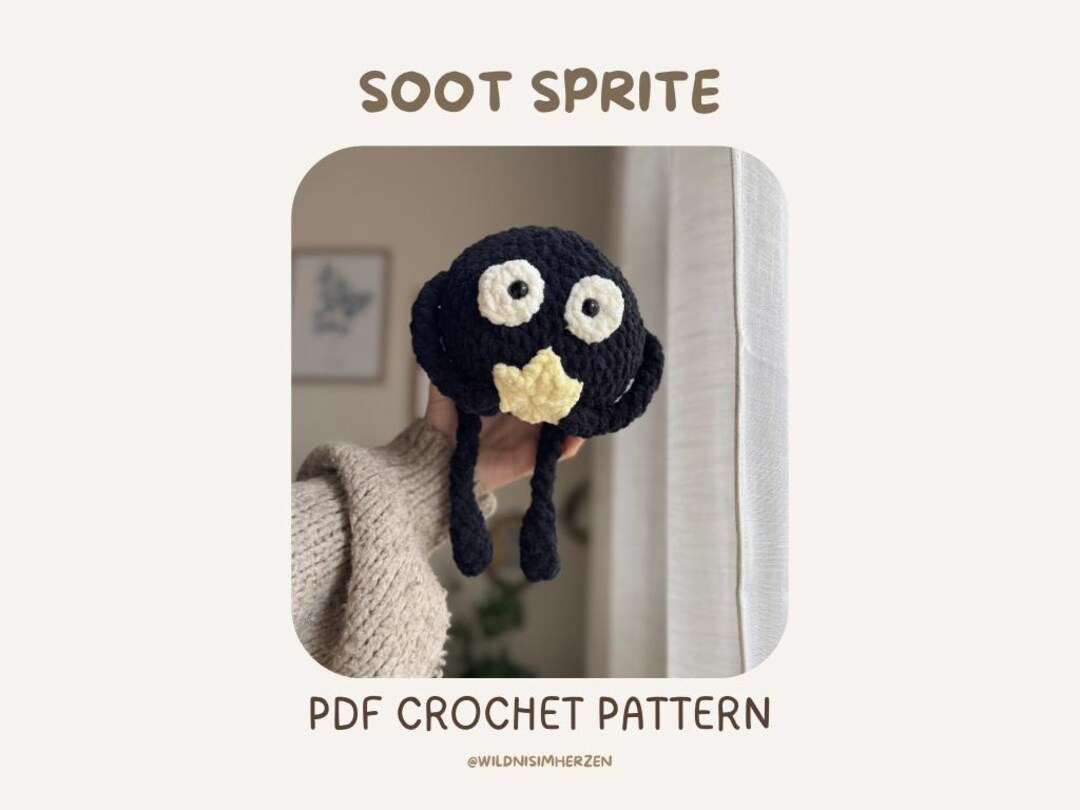 Soot Sprite Crochet Pattern / Amigurumi - Etsy