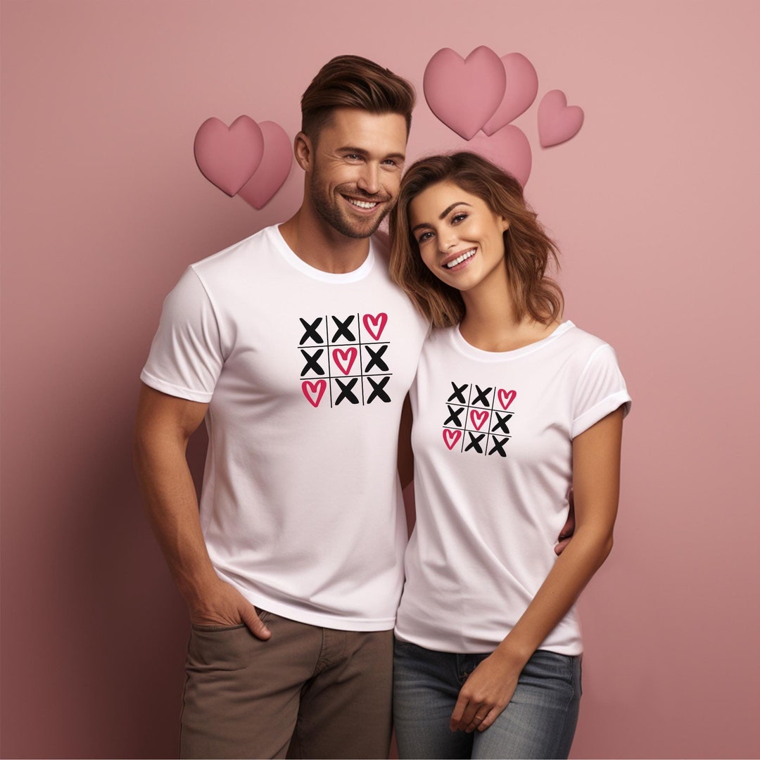Valentines Day Tic Tac Toe Shirt, Cute Outfit, Valentine Day Gift for ...