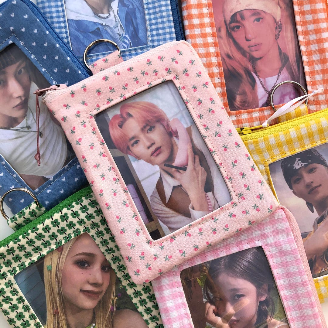 Kpop Photocard Holder Coin Pouch Wallet Keychain - Etsy