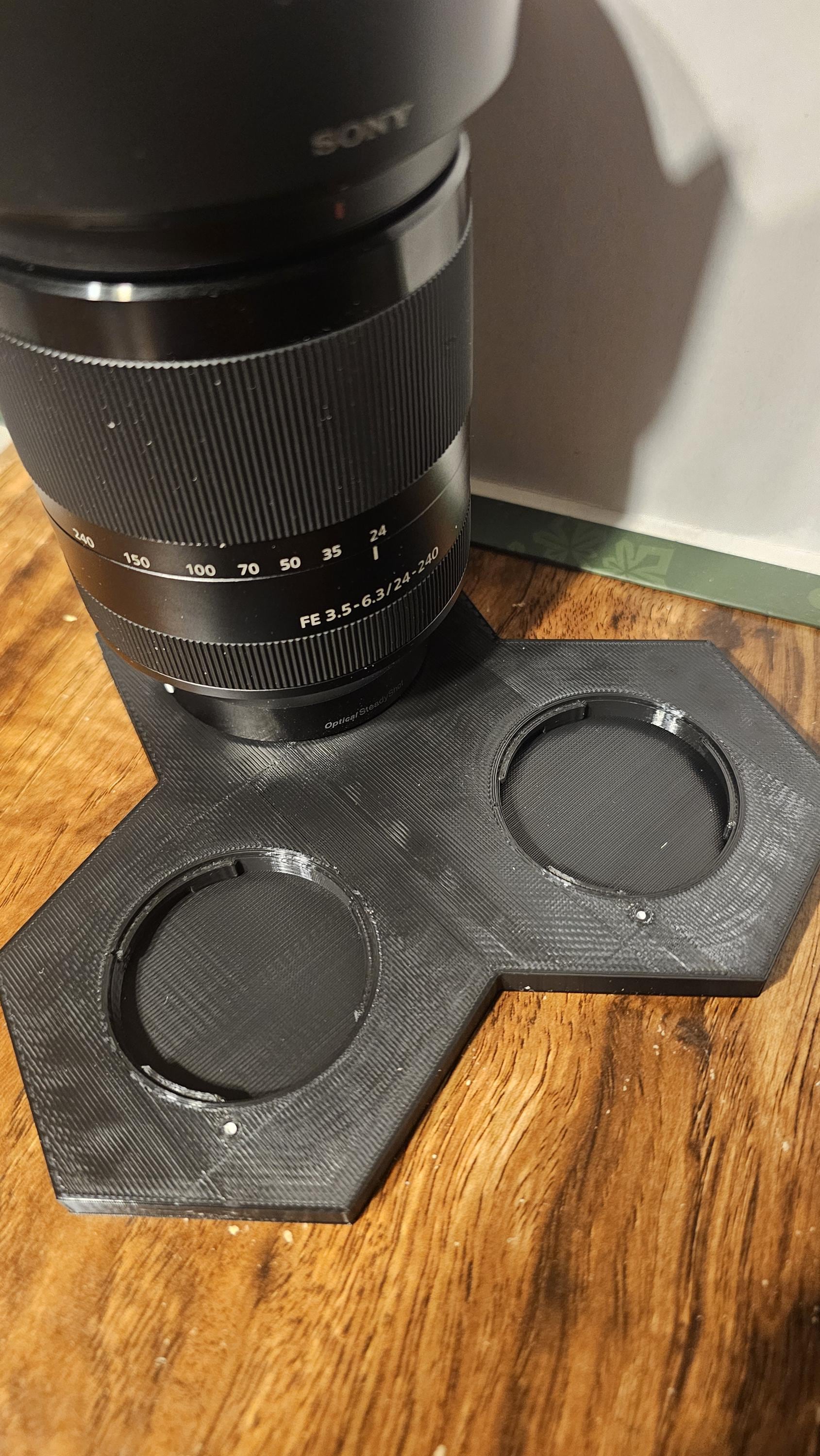 3d-printed Hexagonal Sony Lens Mount – Triple Lens Holder - Etsy