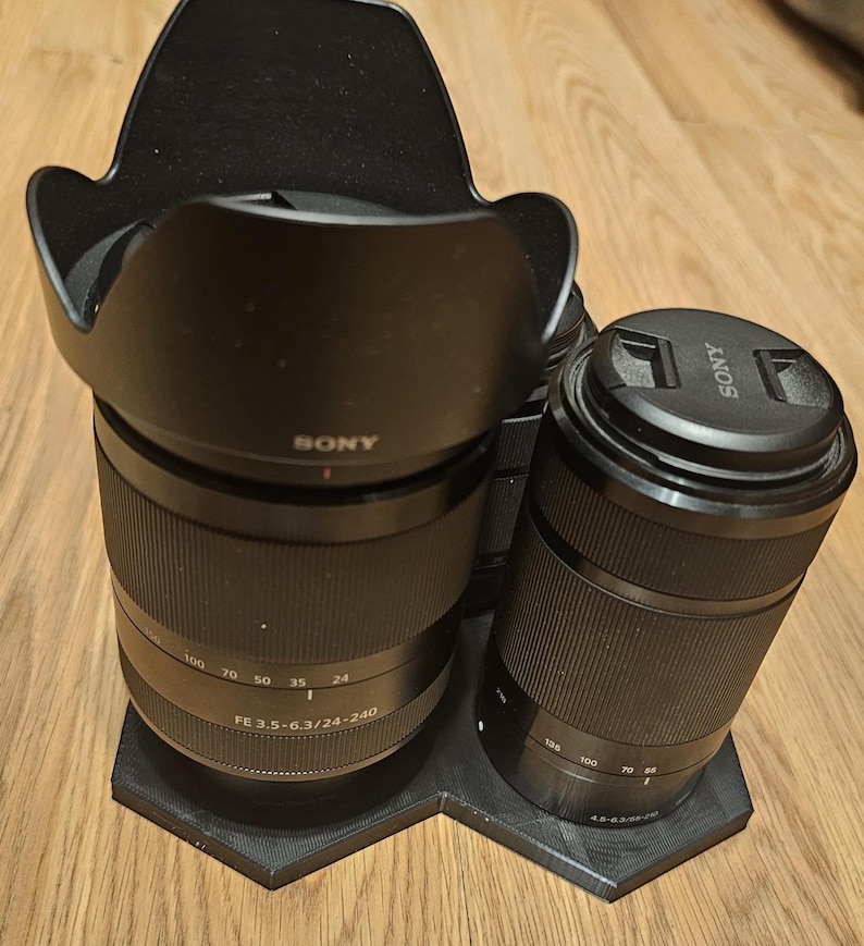 3d-printed Hexagonal Sony Lens Mount – Triple Lens Holder - Etsy