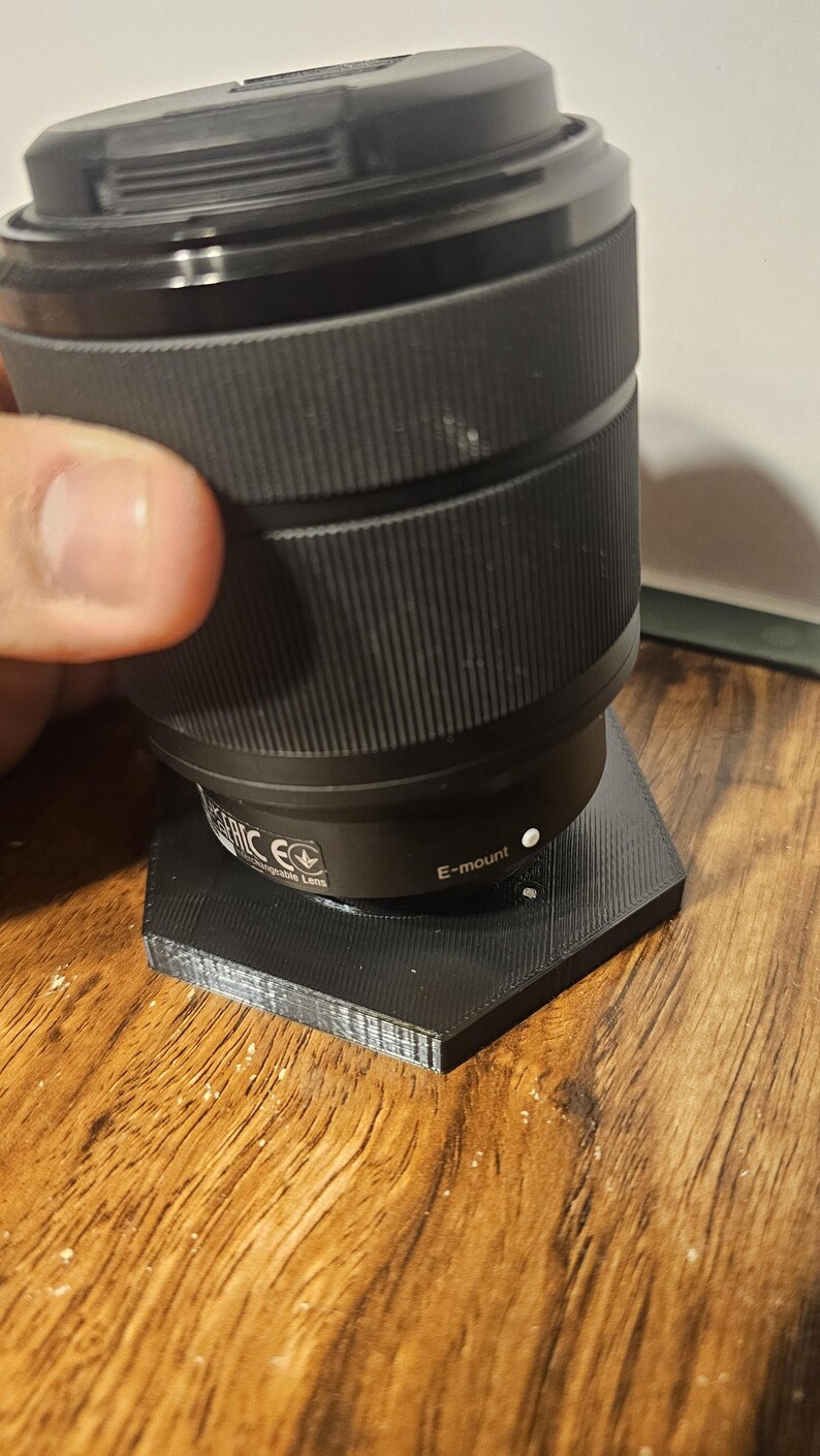 3d-printed Hexagonal Sony Lens Mount – Stylish & Secure Display - Etsy